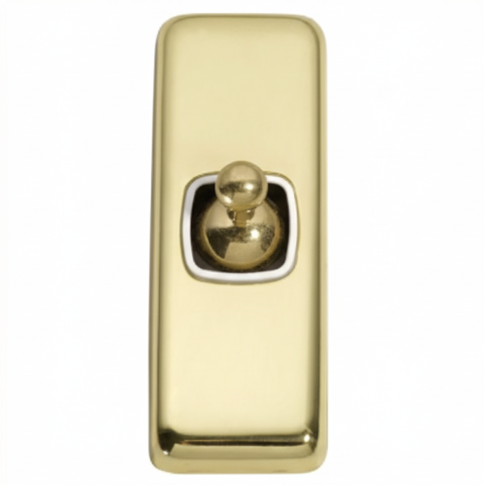 New Gang Flat Plate Toggle Switches - Antique Brass | Pre ...