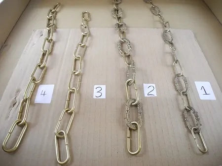 Solid Brass Chain | 40mm – Chippendale Restorations